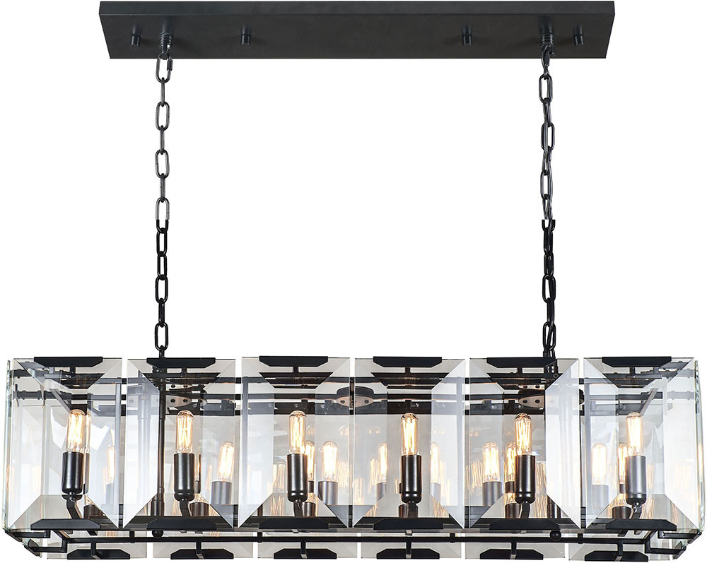 Urban Classic 1212D60FB Monaco Flat Black (Matte) Island Lighting - URB ...