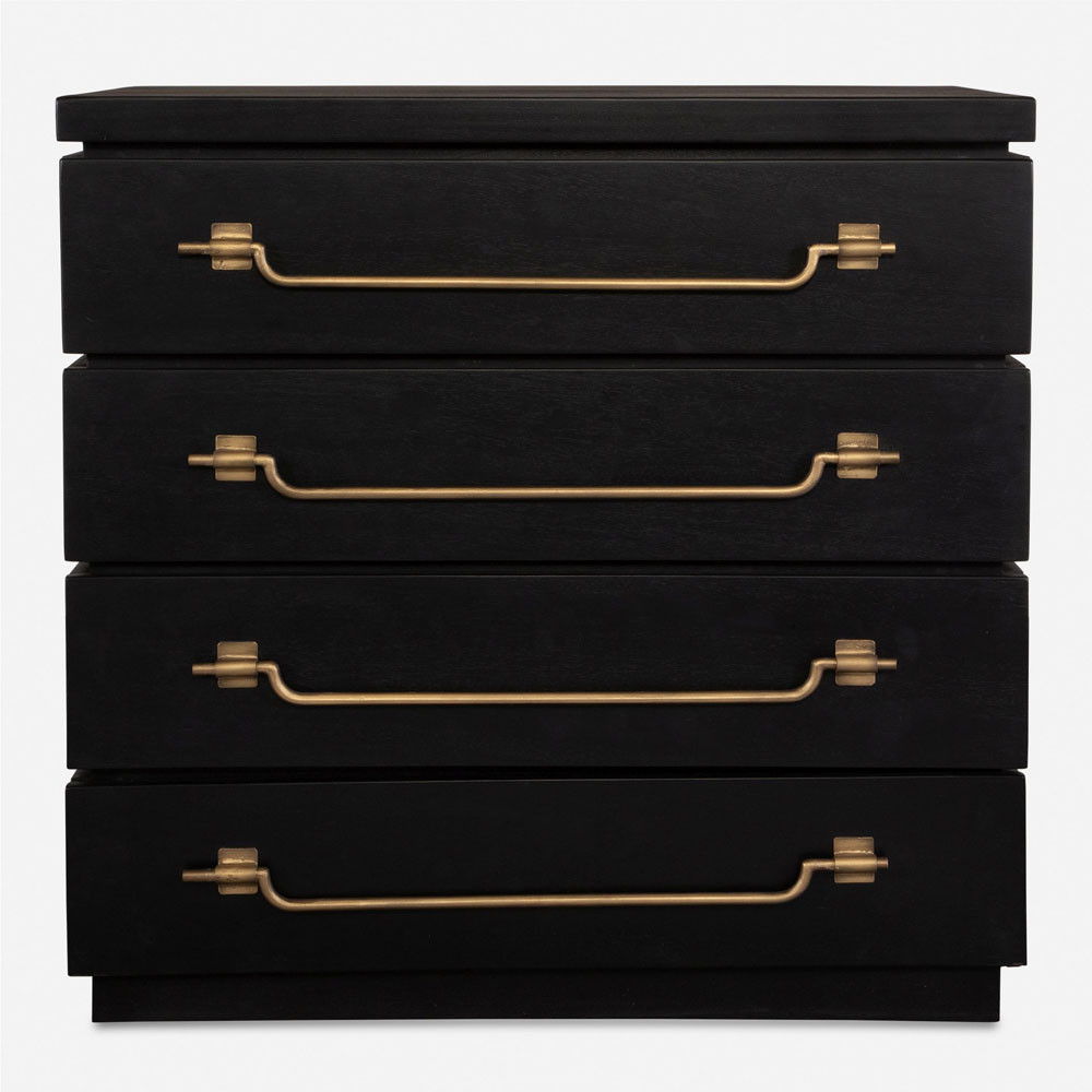 Uttermost 26002 Halifax Modern Black / Mahogany Wood Accent Chest - UTT ...