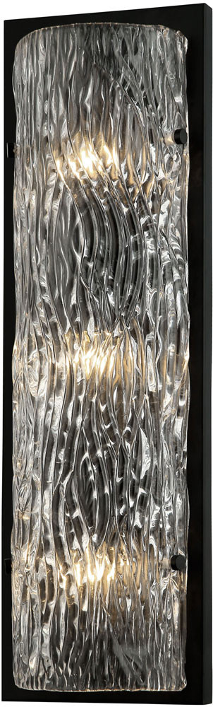 Varaluz 376W03BL Morgan Contemporary Black 3-Light Wall Lighting - VAR ...