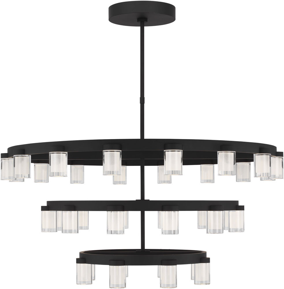 Visual Comfort Modern KWWS10027CB Esfera Modern Nightshade Black LED ...