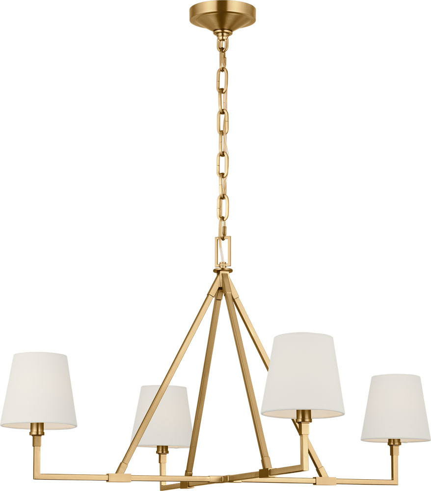 Visual Comfort Studio CC1744AI Perth Aged Iron Chandelier Lamp - VCS ...