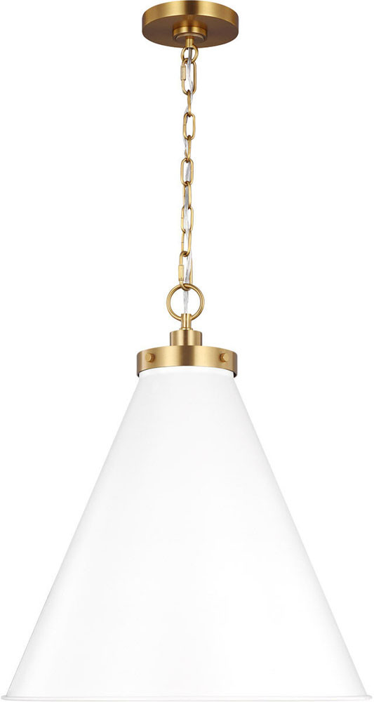 Visual Comfort Studio CP1281MWTBBS Wellfleet Contemporary Matte White ...
