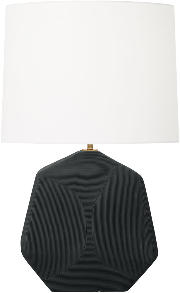 Visual Comfort Studio HT1121RBC1 Tallulah Modern Rough Black Ceramic ...