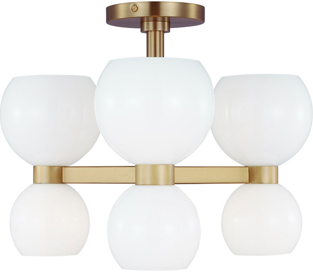 Visual Comfort Studio KSP1021BBSMG Londyn Contemporary Burnished Brass ...