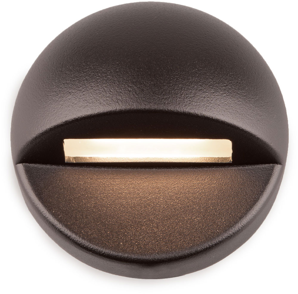 WAC Lighting 3031-BK Modern Black LED Exterior Step Lighting - WAC-3031-BK_