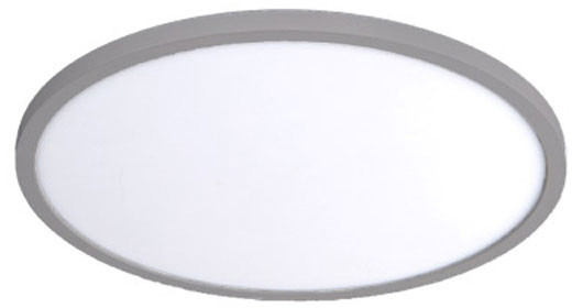 WAC Lighting FM-07RN-BK Round Contemporary Black LED 7" Flush Mount ...