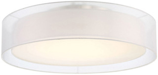 Modern Forms FM-16824-BN Metropolis Modern Brushed Nickel LED 24" Flush ...