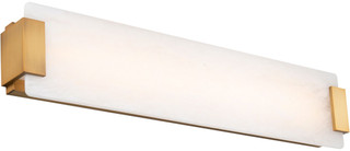 Modern Forms WS-60028-AB Quarry Contemporary Aged Brass LED 28 ...