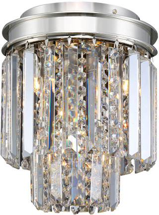 StarFire Crystal 1328GD Carousel Gold Foyer Light Fixture - STA-1328GD