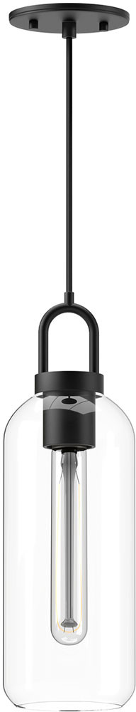 Alora Mood PD601710MBCL Soji Modern Matte Black Mini Hanging Light ...