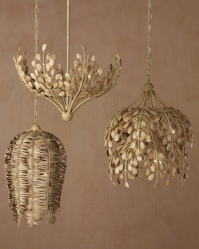 Currey & Company 9000-1251 Tiptur Contemporary Natural / Coco Cream ...
