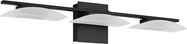 EGLO 204045A Metrass 3 Contemporary Chrome LED 4-Light Bathroom Light ...