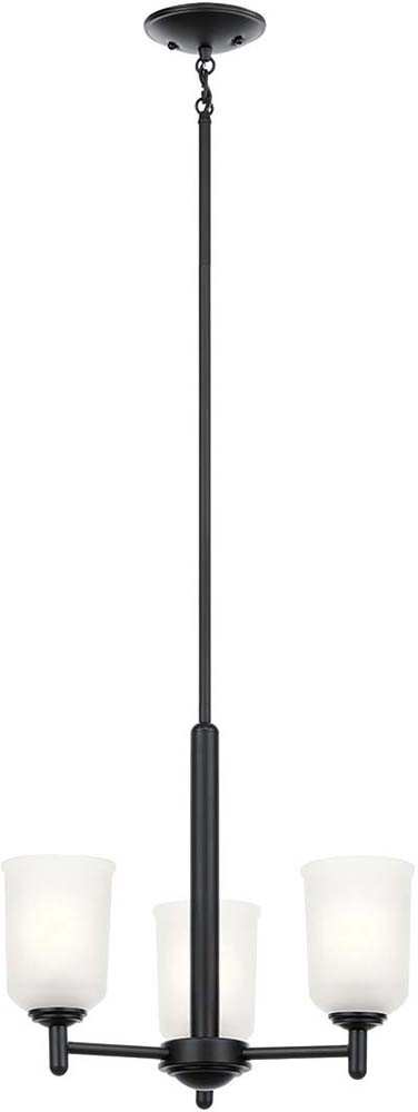 Kichler 43691BK Shailene Black 14" Overhead Lighting - KIC-43691BK