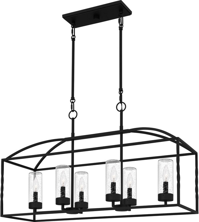 Quoizel PCWN2818EK Waving Modern Earth Black LED Drop Lighting - QUO ...