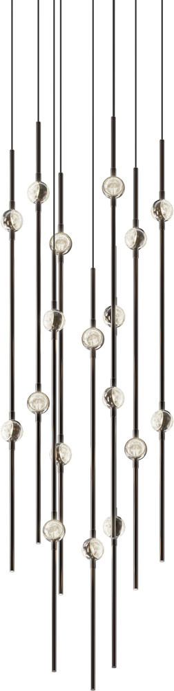 Sonneman 2016.13C Constellation Modern Satin Nickel LED 36" Multi ...
