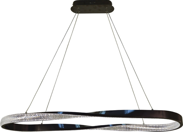 Thumprints FT-T1068-BK Oakley Modern Black LED Pendant Light - THM-FT ...
