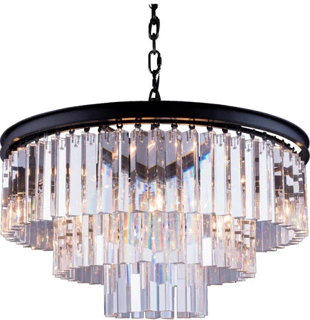 Urban Classic 1208D26MB-RC Sydney Matte Black 26" Drum Lighting Pendant ...