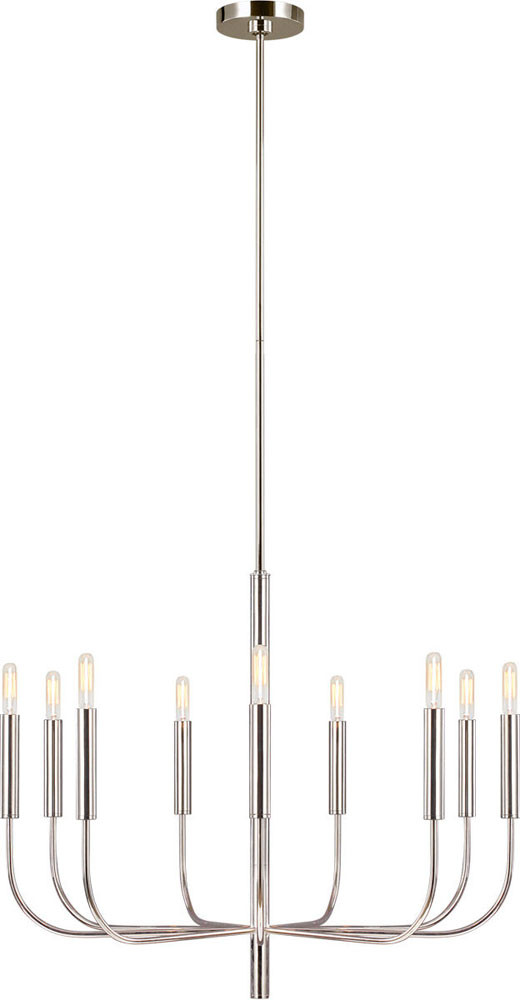 Visual Comfort Studio EC10015AI Brianna Modern Aged Iron 48.75 ...
