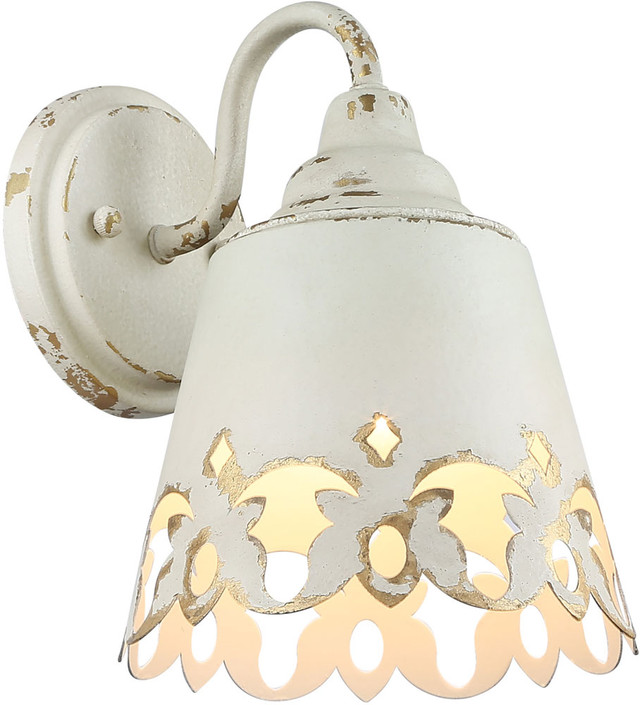 Golden Lighting 0883-BA1 AI Eloise Traditional Antique Ivory Wall ...
