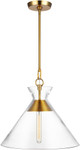 Visual Comfort Studio CP1021BBS Atlantic Modern Burnished Brass Mini ...
