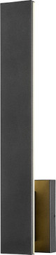 Z-Lite 5007-24BK-LED Stylet Modern Sand Black LED Exterior Sconce ...