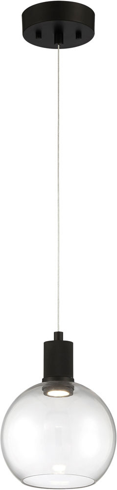 Access 28103LEDDLP-MBL/CLR Vintage Matte Black LED Mini Lighting ...