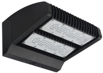 Cyber Tech LWP250SBF-850 Contemporary Bronze LED Exterior Shoe Box Area ...