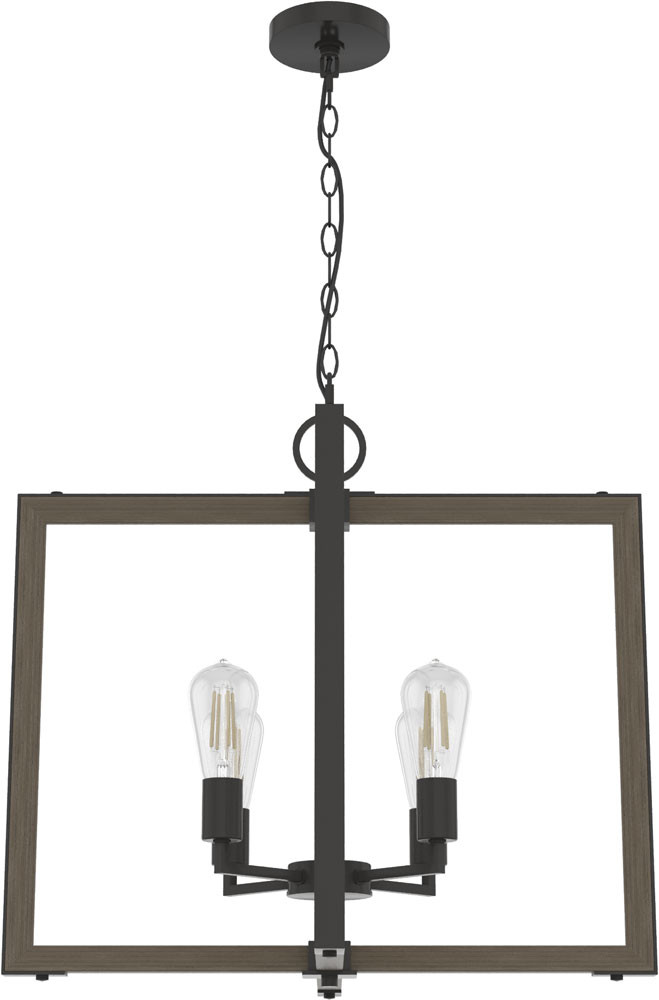 Hunter Lighting 19866 Woodburn Contemporary 4-Light Bath Lighting ...