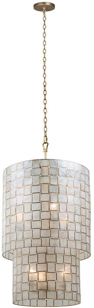 Kalco 505840OL Roxy Modern Oxidized Gold Leaf Flush Mount Light Fixture ...