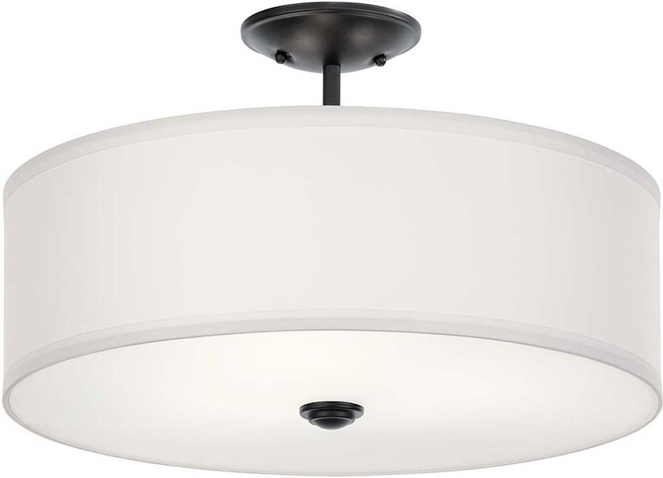 Kichler 43691BK Shailene Black 14" Overhead Lighting - KIC-43691BK