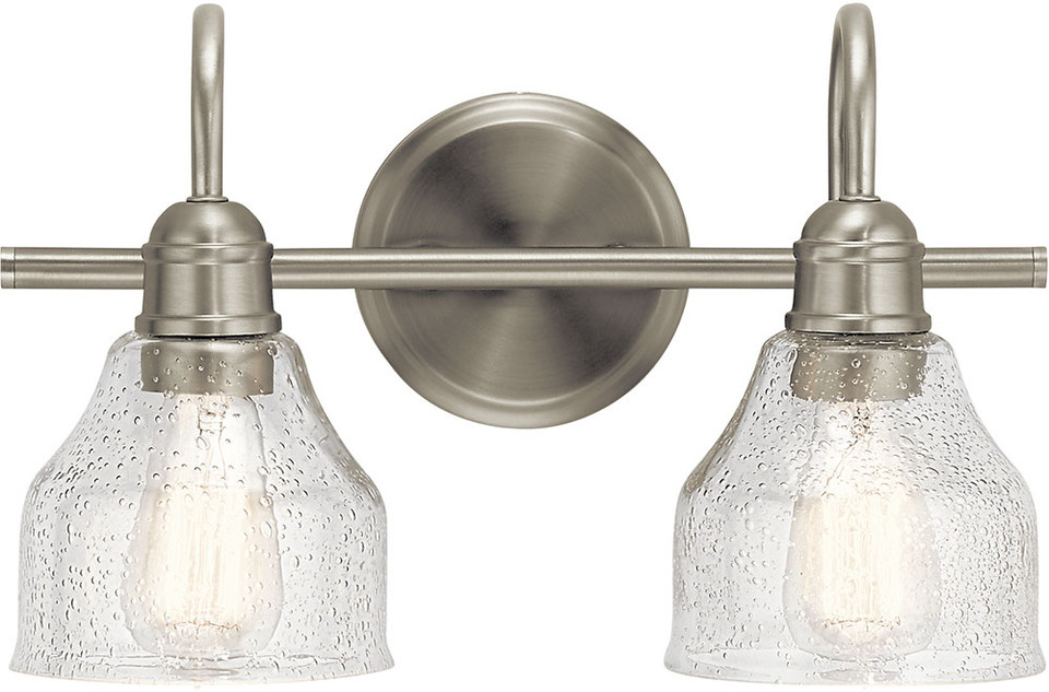 Kichler 45974NI Avery Contemporary Brushed Nickel 4-Light Bathroom ...