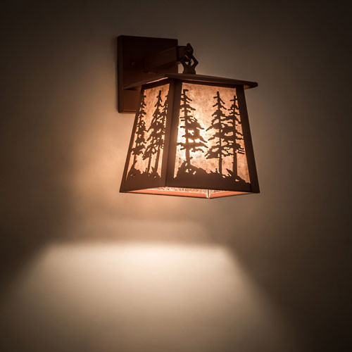 Meyda Custom 99530 Stillwater Tall Pines 12" Wide Foyer Hanging Outdoor ...