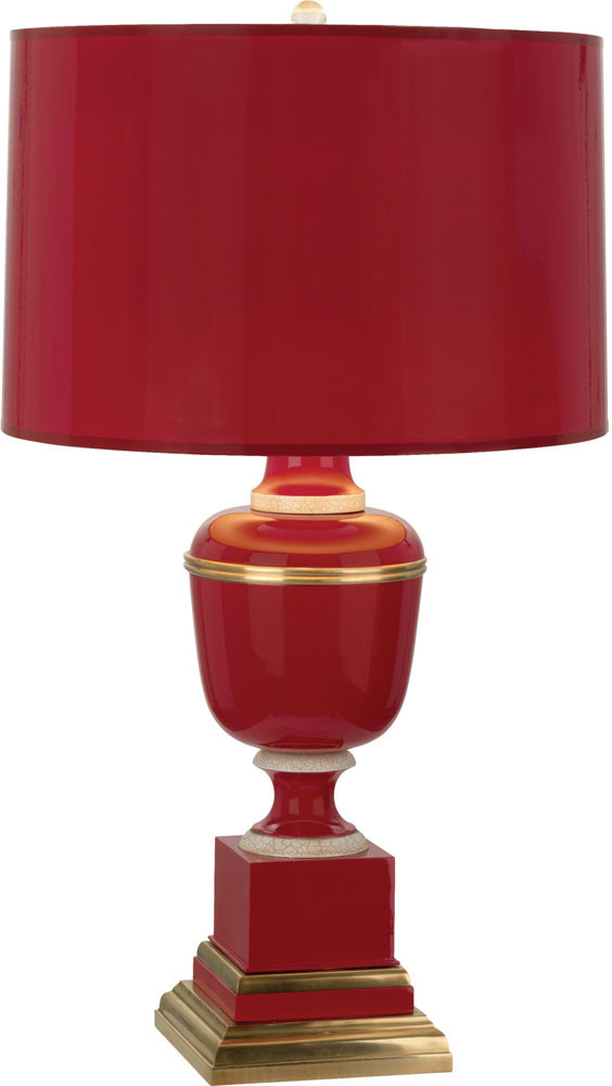 Robert Abbey 2500 Annika Cobalt Lacquered Paint with Natural Brass and ...