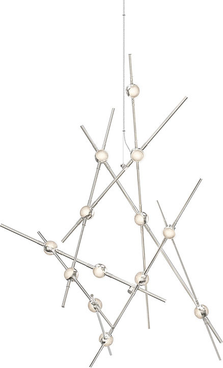 Sonneman 21Q13-RW5512 Constellation Contemporary Satin Nickel LED ...