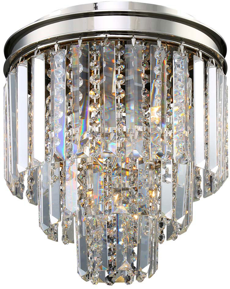 StarFire Crystal 1328GD Carousel Gold Foyer Light Fixture - STA-1328GD