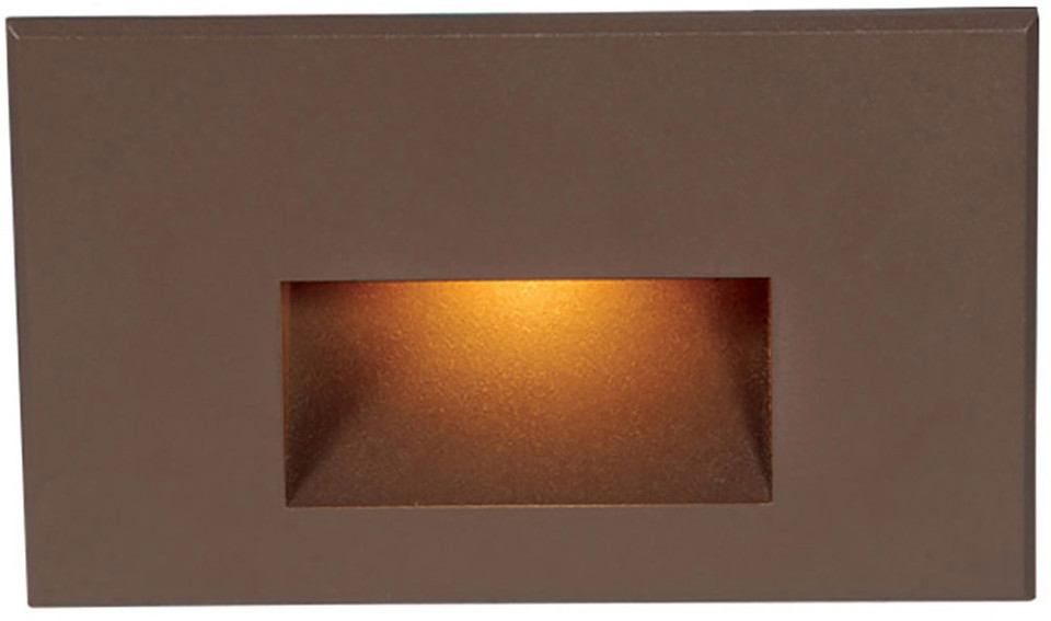 WAC Lighting 4021-AMBK Contemporary Black LED Indoor Step Lighting ...