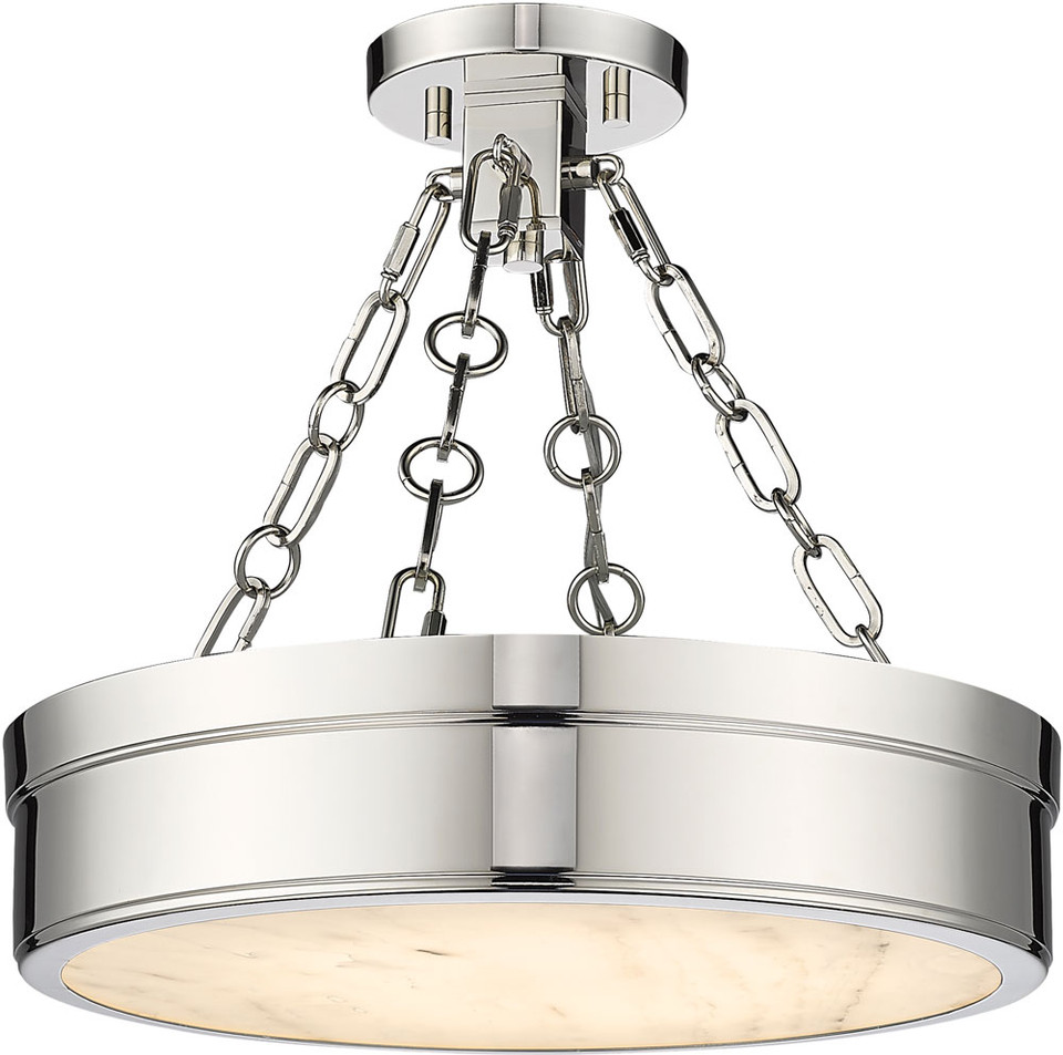 Z-Lite 1944P33-RB-LED Anders Modern Rubbed Brass LED Hanging Light ...