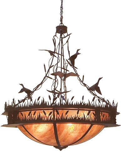 2nd Ave. 120159 Ducks in Flight Traditional Chestnut Ceiling Light ...