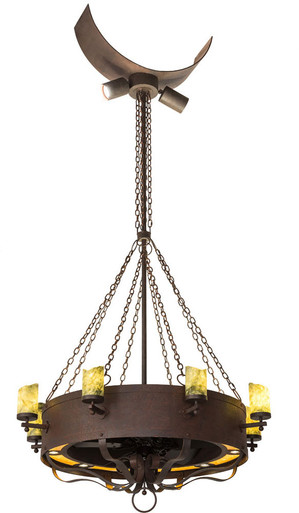 2nd Ave. 186779 Parnella Traditional Rusty Nail LED Home Ceiling Fan ...