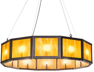 2nd Ave. 277777 Porte Cochere Mahogany Bronze LED Drop Ceiling Light ...