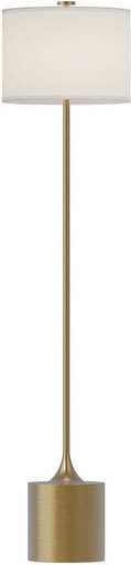 Alora Mood FL418761BGIL Issa Contemporary Brushed Gold Floor Lamp Light ...