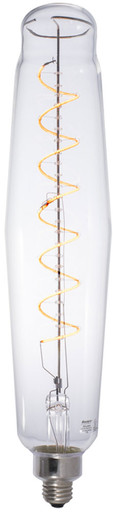 Bulbrite 776301 Grand Filament Modern LED 4W Tubular Shaped Bulb - BUL ...