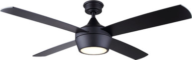 Canarm CF52JUD4BK CFan Contemporary Black LED 52" Ceiling Fan - CAN ...