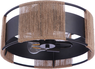 Craftmade 59052-FB Kensey Contemporary Flat Black Flush Mount Light ...