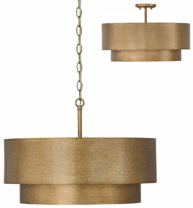 Capital Lighting 339041ML Jude Modern Mystic Luster Ceiling Light ...