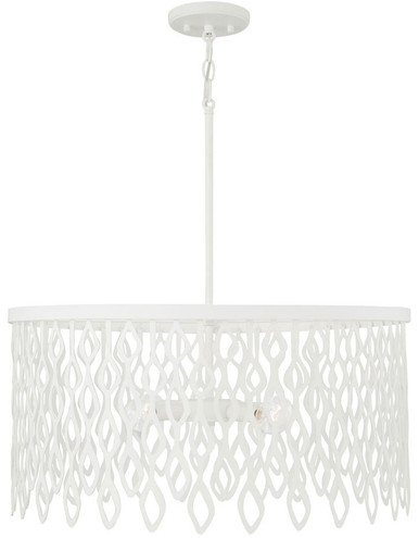 Capital Lighting 352941WE Pheobe Modern Matte White Drop Ceiling ...