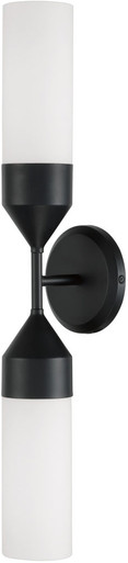 Capital Lighting 652421MB Devon Modern Matte Black Wall Sconce - CPT ...