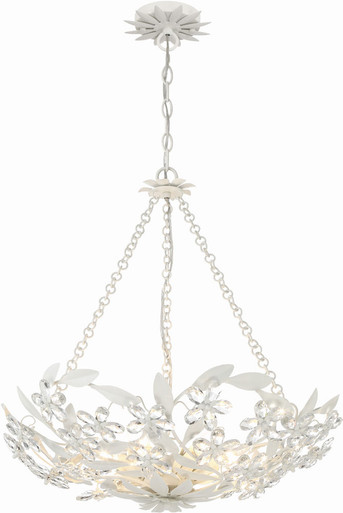 Crystorama MSL-306-MT Marselle Matte White Lighting Pendant - CRY-MSL ...