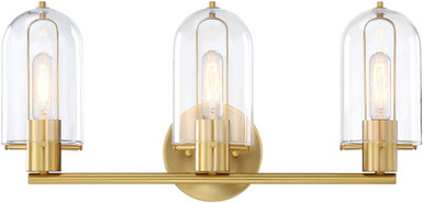 Designers Fountain D332M-3B-BG Skylar Contemporary Brushed Gold 3-Light ...