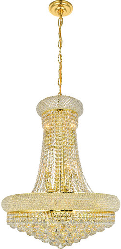 Elegant V1800D24G/RC Primo Gold Pendant Light - ELE-V1800D24G-RC
